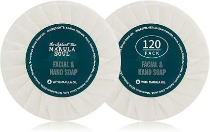OPPEAL Marula Oil Hotel Toiletries Round Soap Bar - 0.5 Oz Travel Size ...