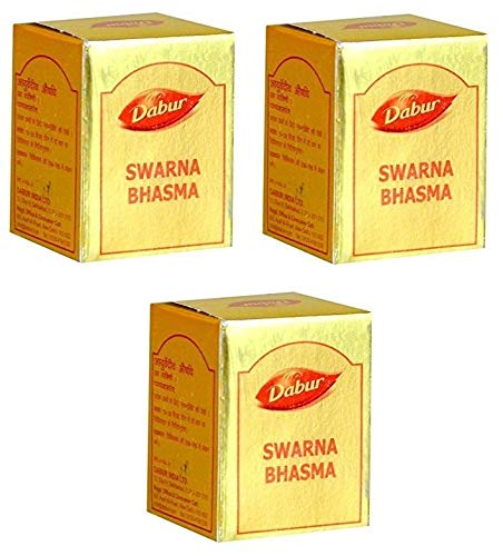 Buy Dabur Swarn Bhasma 100 mg Pack Of 3 Shilajit Online at Low Prices ...
