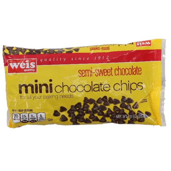 Amazon.com: Weis Quality, Mini Baking Chips Semi Sweet Chocolate, 10 ...