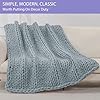 Amazon.com: Bigacogo Chunky Knit Throw Blanket for Couch, 40x40 inches ...