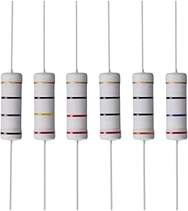 Amazon.co.jp: YOKIVE 60pcs Metal Oxide Film Resistors Axial Lead ...