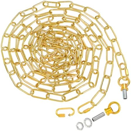 PATIKIL 15 Feet Lighting Chain for Hanging Lamp, Chandelier Chain Light ...