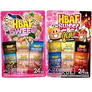 Amazon.com : [Official Gilim HBAF] Almond Sweet Mini Pack New 6 Flavors 24ea, Variety Sweet ...