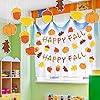 Amazon.com: Whaline Happy Fall Cut-Outs Fall Bulletin Board Decorations ...