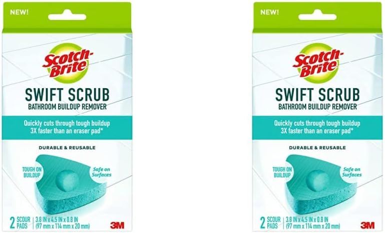Amazon.com: Scotch-Brite Swift Scrub, Bathroom Buildup, Glass Door ...