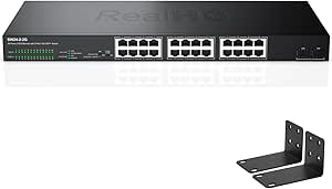 Amazon.com: 24 Port 2.5G Web Managed Ethernet Network Switch 24 x 2.5 ...