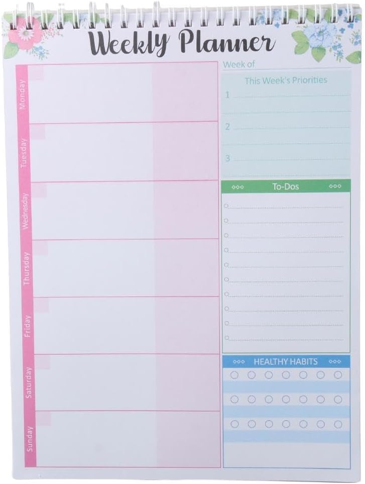 Amazon.com : dohobby Daily Planners Weekly Planning System, 52 Undated ...