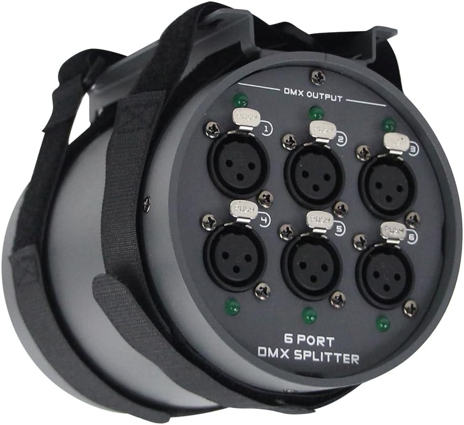 Amazon.com: Pknight 8-Way Isolated DMX Splitter with 2.4g wireless ...