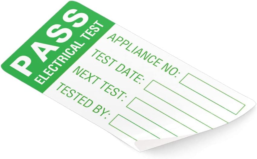 Martindale LAB2 PAT Testing Pass Labels : Amazon.co.uk: Stationery ...