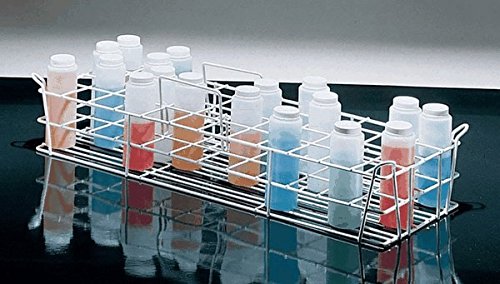 Cole Parmer Bottle carrying rack with handles, holds 48 bottles(Bottles ...