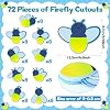 Amazon.com: Kolldenn 72 Pcs Firefly Cutouts Paper Firefly Bulletin ...