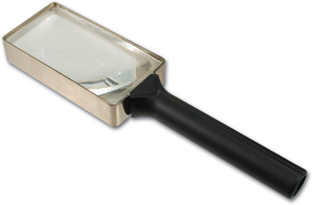Amazon.com: Schweizer Optik Rectangular Hand Magnifier 2.5x 6-Diopter ...