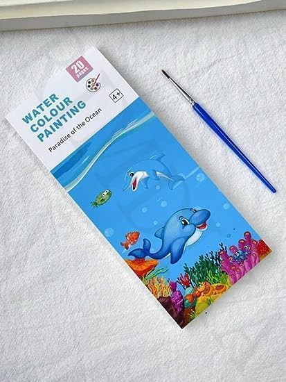 Cassarina Watercolor Painting Book for Beginners, Pocket 20 Pages Book ...