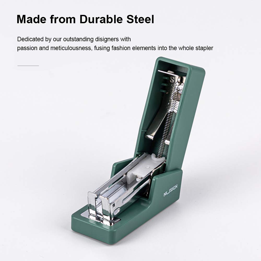Snapklik.com : NUSIGN Mini Stapler, 20 Sheet Capacity, Office Desktop ...