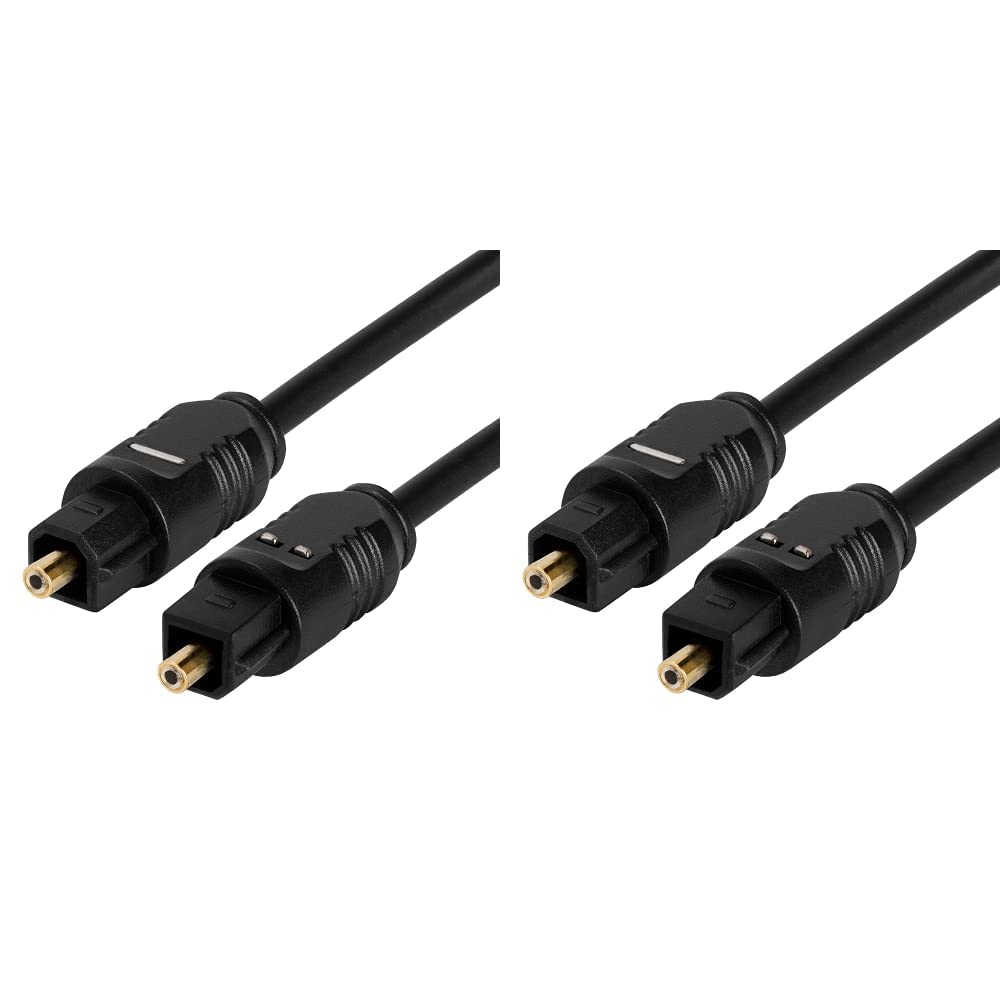 Amazon.com: StarTech.com 3 ft. (0.9 m) Digital Optical Audio Cable & 10 ft. (3 m) Digital ...