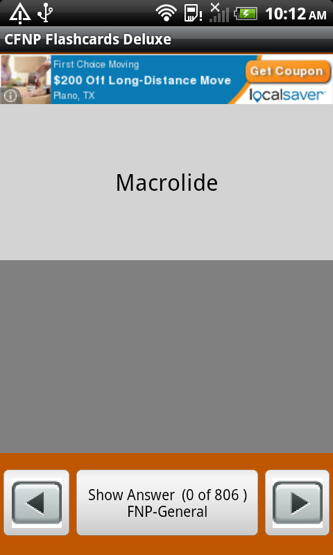 CFNP Flashcards Deluxe - App on Amazon Appstore