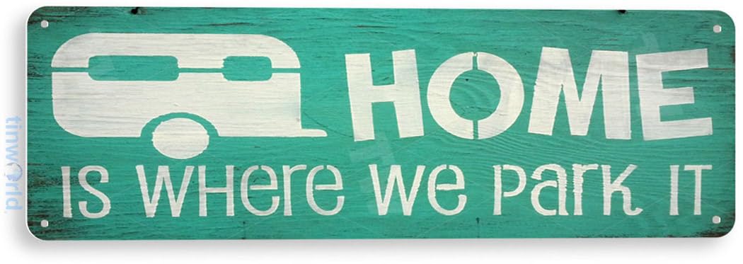 Amazon.com: Tinworld Tin Sign Trailer Park Rustic Camp Site Camper Rv ...