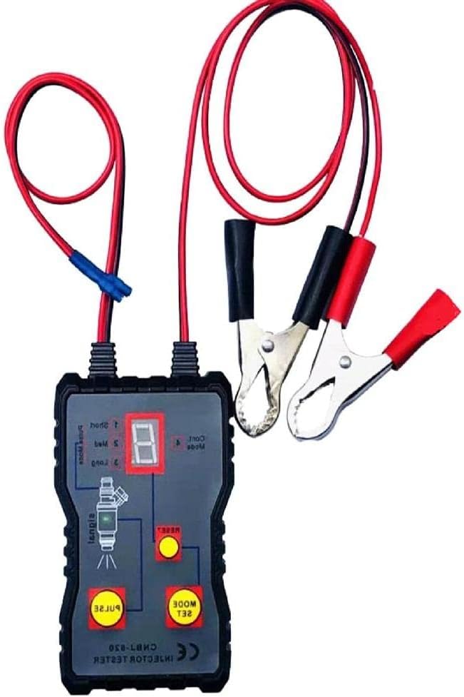 Injections Pulse Tester 12V Car Injector Tester Car Pressure System LED ...