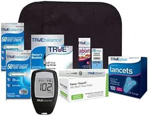 Amazon.com: TRUEbalance Meter Kit Bundle: 100 Glucose Test Strips ...