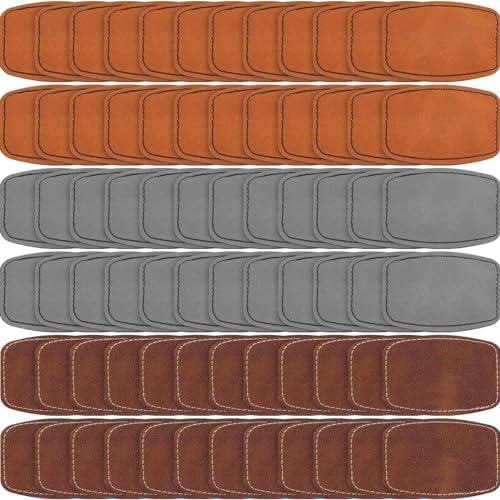 Amazon.com: 105PCS Blank Hat Patches Laserable Square Rustic ...