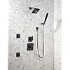 Delta Faucet 50570-BL ShoweringComponents Square Wall Elbow for Hand ...