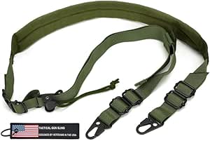 Amazon.com : WarBull Quick Adjust Rifle Sling, 2 Point Sling with HK ...