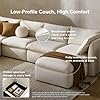 Amazon.com: mopio Oversized Modular Sectional Sofa with Fully Removable ...