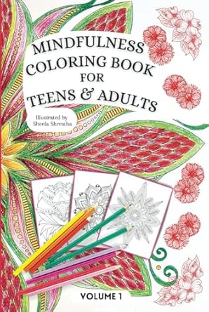 Amazon.com: Mindfulness Coloring Book for Teens & Adults: 60 Stress ...