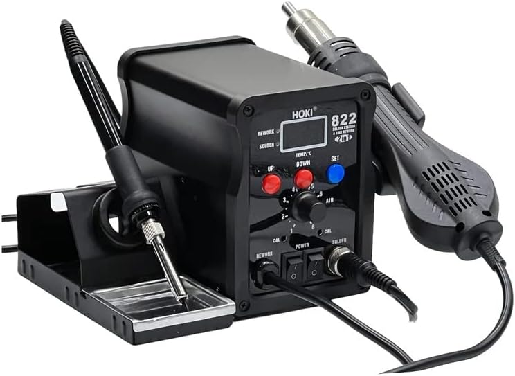 YIHUA 948D III Soldering Iron Desoldering Station Kit with Upgraded Desolder Tool, 110W EVO ...