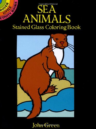 Sea Animals Stained Glass Coloring Book (Dover Stained Glass Coloring ...