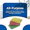 Amazon.com: LEEFA 3-Pack Dish Scrubber Sponges - Heavy Duty for All ...