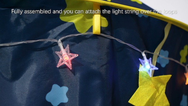 Watch Play Tent with Star Lights and Storage Carrying Bag on Amazon Live