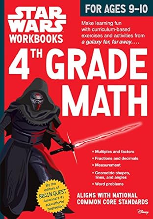 Star Wars Workbook: 4th Grade Math: اشتري اون لاين بأفضل الاسعار في مصر ...