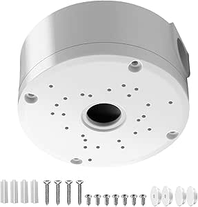 Amazon.com: Solid CCTV Camera Fixture Junction Box Mount for Dome ...