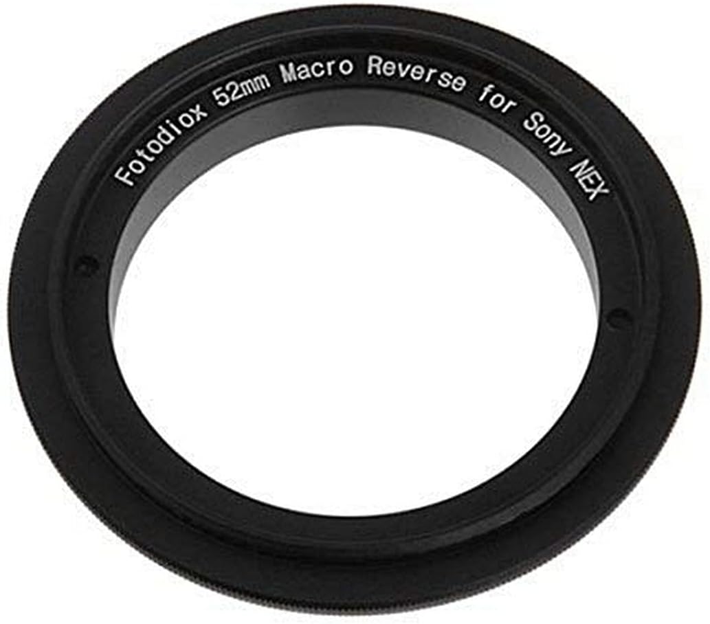 Amazon.com : Fotodiox 52mm Filter Thread Macro Reverse Mount Adapter Ring for Sony E-Series ...