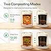 Amazon.com : VIVOSUN 4L Electric Composter for Kitchen Indoor, Smart ...
