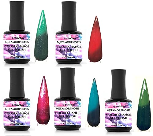 Amazon.com : Sheba Nails Metamorphosis UV/LED Gel Polish 1/2oz (15ml ...