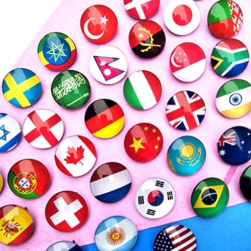Snapklik.com : Map Pins, 291Pcs Flags Pins Of The World Map Pin Board ...