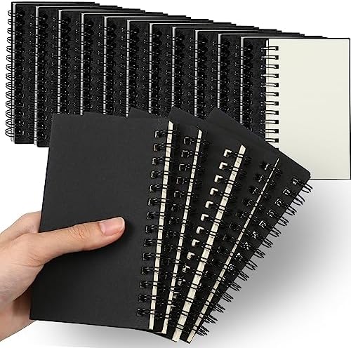Amazon.com : Seajan 18 Pcs Small Notebooks 3x5 Spiral Note Pads Pocket ...
