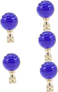 jojofuny 5pcs Shade Knob Glass Lamp Shade Ceiling Decor Antique Decor ...