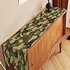 Amazon.com: Nepnuser Linen Camo Table Runner Army Military Camouflage ...