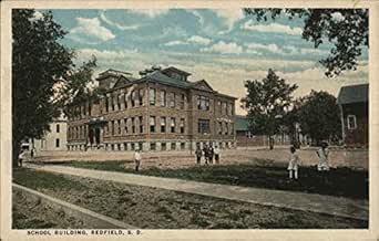 School Building Redfield, South Dakota SD Original Antique Postcard at ...