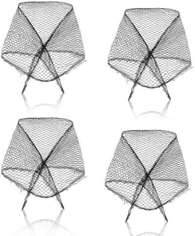 Amazon.com : 4 Pcs Triangle Hair Net Mesh Hair Nets for Women Large ...