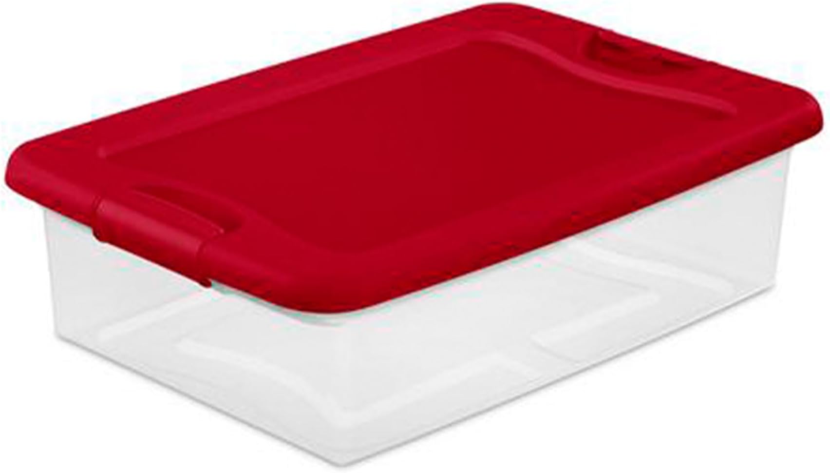 Amazon.com - Sterilite 32 Quart Latching Storage Box, Stackable Bin ...