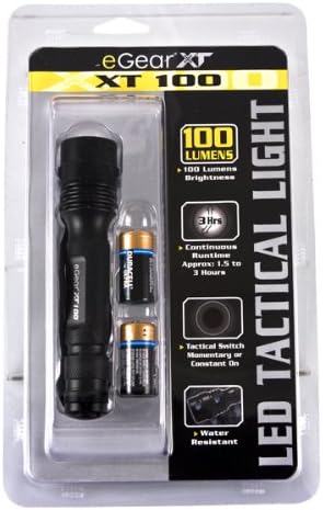 Amazon.com: eGear XT 100 K2 100 Lumen Tactical Hand Torch (Black ...