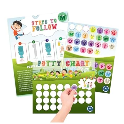ABC Potty Training Chart, Kid, Poo, Potty Training Australia | Ubuy