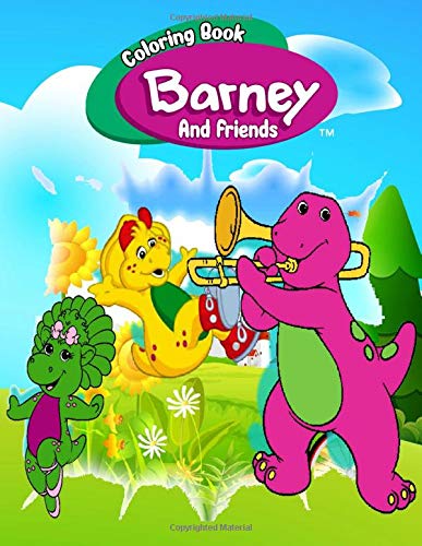 Barney And Friends Coloring Book Great Barney And Friends Coloring ...