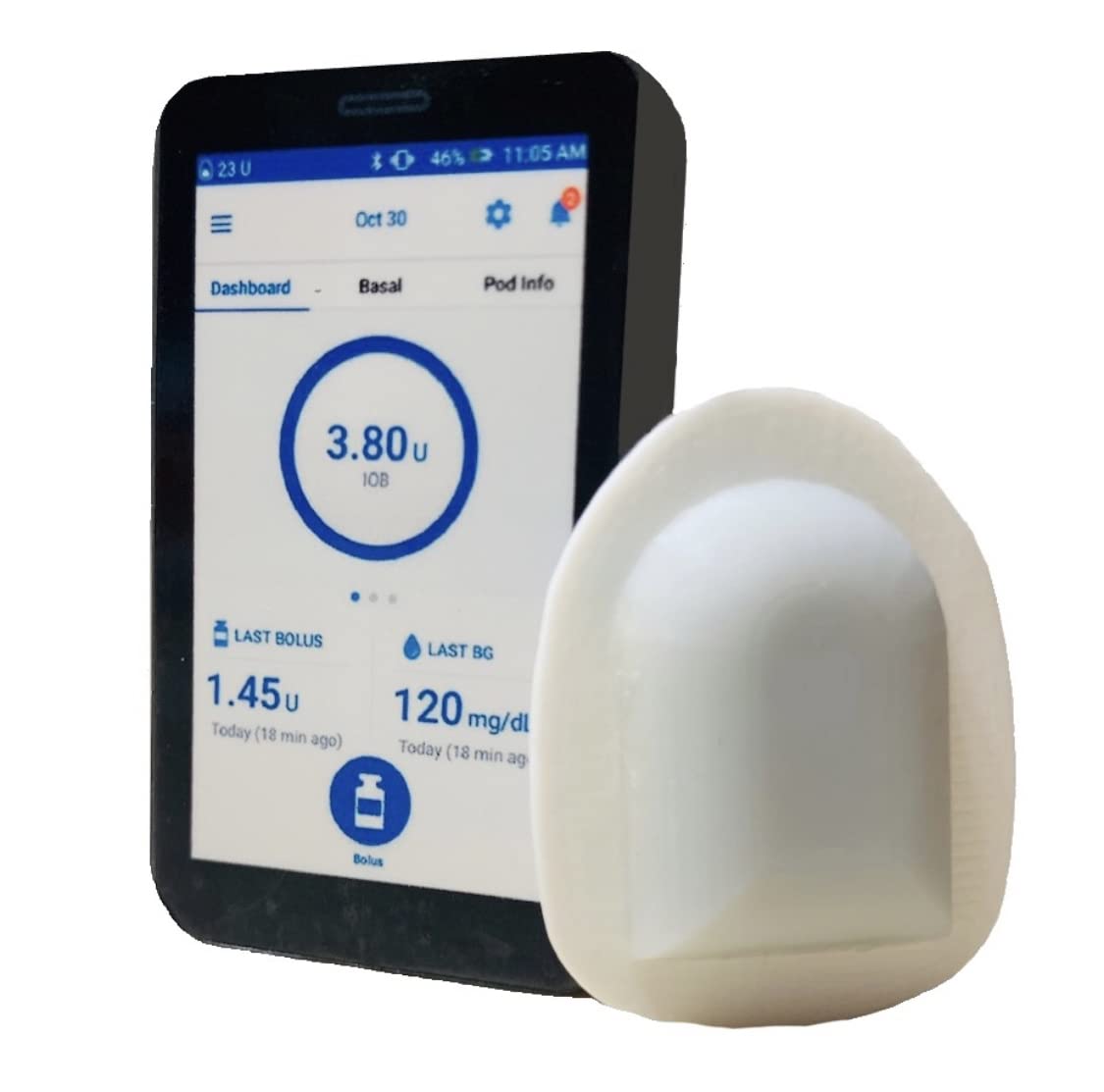 Glucomart Omnipod Toy Insulin Pump For 18inch Dolls Or Stuffed ...