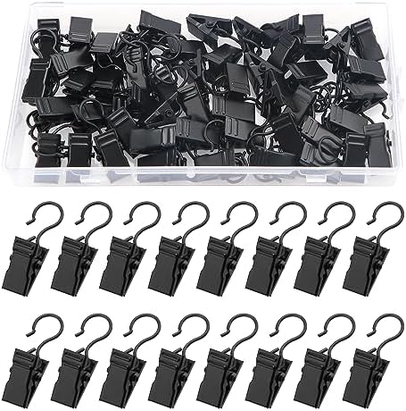 Heavy Duty Stainless Steel Metal Clips with Hooks for Curtain, Photos ...