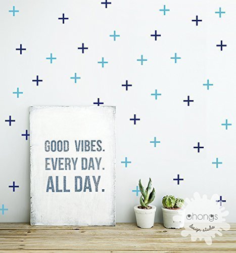Amazon.com: Skinny Cross Wall Decal/Swiss Cross Wall Decal/Plus Sign ...